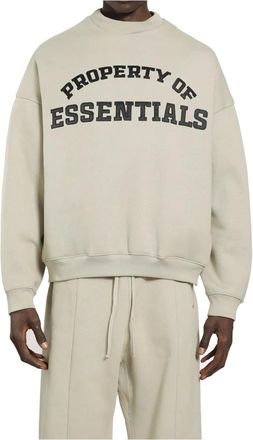 Fear of God Homme, Sweatshirts et sweats &agrave; capuche, Beige, Taille: L SweaT-shirt ras du cou Property Lounge