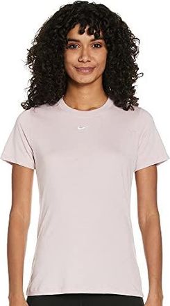 Nike Nike W NSW ESleeve shirtntl Sleeve Shirt Crew Lbr, Champagne, M Femme