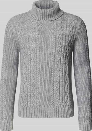 Superdry Rollkragenpullover mit Zopfmuster