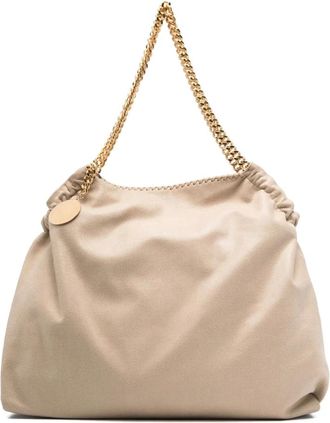 Stella McCartney Femme, Sacs, Beige, Taille: ONE Size Shaggy Deer Tote avec Cha&icirc;ne Dor&eacute;e