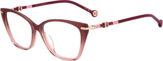 Carolina Herrera Femme, Accessoires, Rouge, Taille: 55 MM Monture Optique