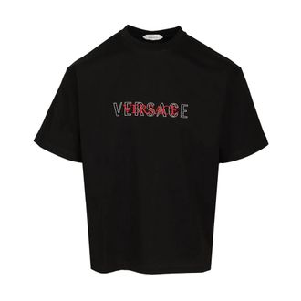 Versace T-Shirts - - Tops - Herren - Schwarzk - XL