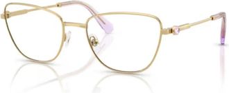Swarovski Sk1018 Cat-Eye-Brille - - Accessories - unisex - Gelb - 53 MM