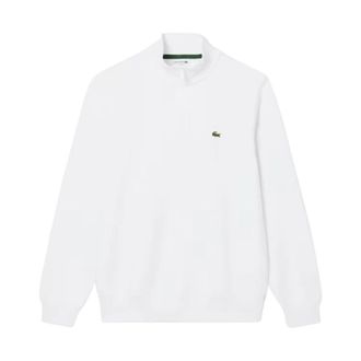 Lacoste Fleece-Sweatshirt mit Rei&szlig;verschluss - - Sweatshirts & Hoodies - Herren - Wei&szlig; - M