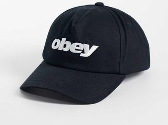 Obey casquette snapback &agrave; logo Delta 5 noire