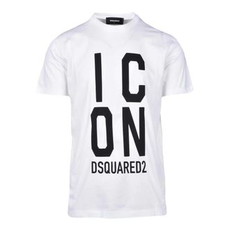 Dsquared2 Homme, Tops, Blanc, Taille: L T-shirt