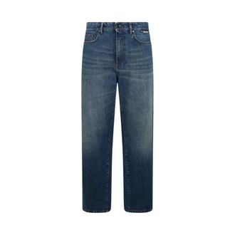 Iceberg Jeans im Used-Look mit geradem Bein - - Jeans - Herren - Blau - W33