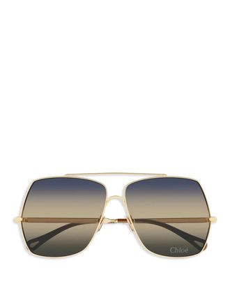 Chlo&eacute; Lunettes De Soleil - Marron