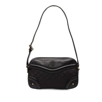 Gucci Pre-owned Vintage Crossbody-Tasche aus Nylon - - Pre-owned - Damen - Schwarzk - ONE SIZE