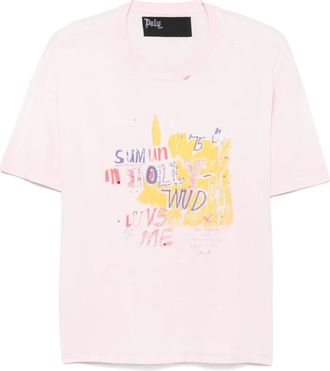 Paly Hollywood t-shirt Sum 1 in Hollywood Luvs Me - Rose