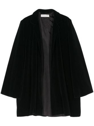 Dior blazer en coton (années 1990) - Noir