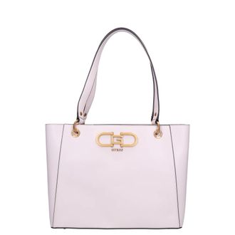 Guess Faux Leather Tote Bag - - Bags - Damen - Lila - ONE SIZE
