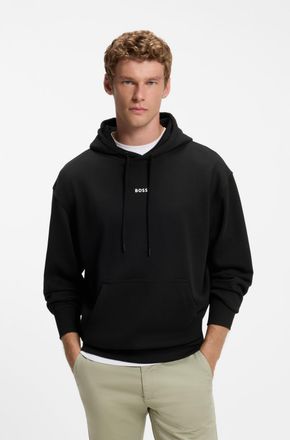 Boss Orange by Hugo Boss Kapuzensweatshirt BOSS ORANGE WeSmallhood, Herren, Gr. XXL, schwarz (schwarz001), Sweatware, Obermaterial: 100% Baumwolle, unifarben, regular fit norm