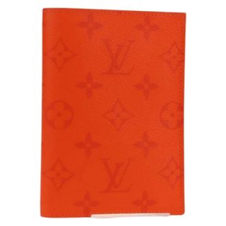 Louis Vuitton Portefeuille en toile Pre-owned - Femme - Pre-owned - Orange - Taille: ONE Size
