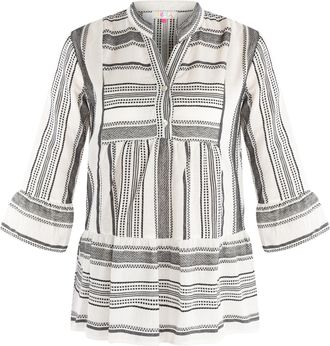 Izia Hemd Damen schwarz-wollwei&szlig;