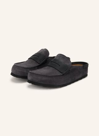 Birkenstock Mules Naples Wrapped grau
