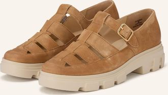 Paul Green Plateau-Sandalen Dakar braun