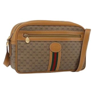 Gucci Sac bandouli&egrave;re en plastique Pre-owned - Femme - Pre-owned - Beige - Taille: ONE Size