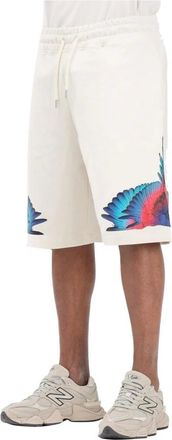 Marcelo Burlon Homme, Shorts, Blanc, Taille: XS Shorts de sport