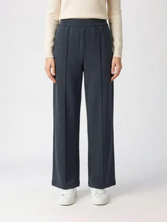Brunello Cucinelli Pantalon de jogging en coton avec taille &agrave; cordon