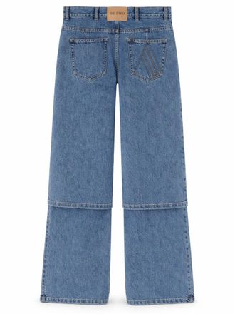 The Attico Regular Fit Cotton Jeans - Blue