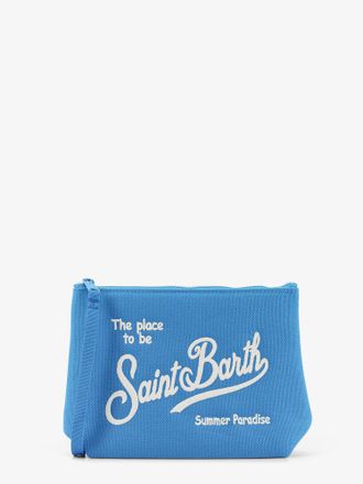 MC2 Saint Barth Aline canvas clutch bag with front logo - MC2 SAINT BARTH - gender_Man