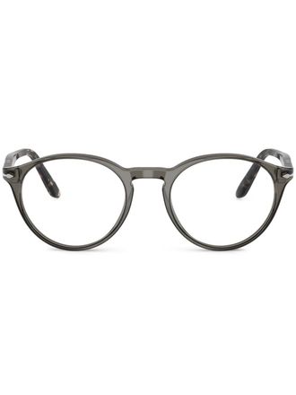 Persol lunettes &agrave; monture ronde - Gris