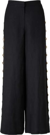 SIMKHAI Cayman studded palazzo pants - Schwarz