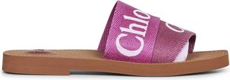 Chlo&eacute; Femme, Chaussures, Multicolore, Taille: 38 EU Sandales slip-on avec logo brod&eacute;
