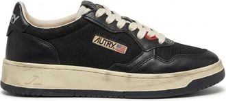 Autry Femme, Chaussures, Noir, Taille: 39 EU Super Vintage Baskets