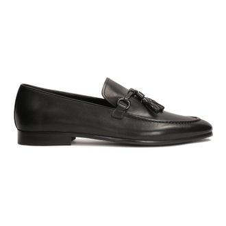 Kazar Schwarze Loafer mit Quaste.Dieses Produkt f&auml;llt gro&szlig; aus. - - Shoes - Herren - Schwarzk - 45 EU