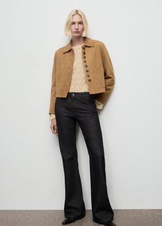 Mango Pull en maille ajour&eacute;e &eacute;cru - Femme - S - MANGO