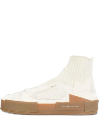 Puma High-Top-Sneakers mit Plateausohle - Wei&szlig;