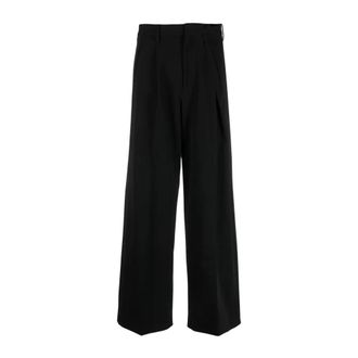Maison Margiela Stylische Wide Hosen - - Trousers - Damen - Schwarzk - XS