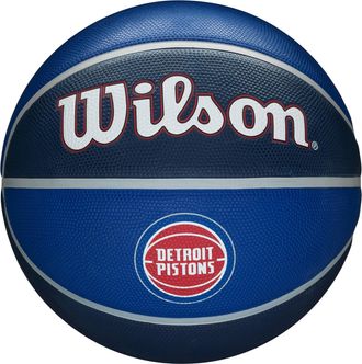 Wilson Basketball NBA TEAM TRIBUTE, DETROIT PISTONS, Outdoor, Gummi, Gr&ouml;&szlig;e: 7, WTB1300IDDET