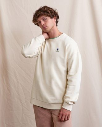 Faguo Sweat col rond &eacute;cru