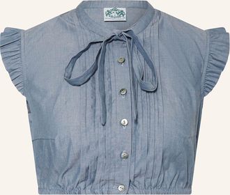 Hammerschmid Hammerschmid Dirndlbluse Antonia blau