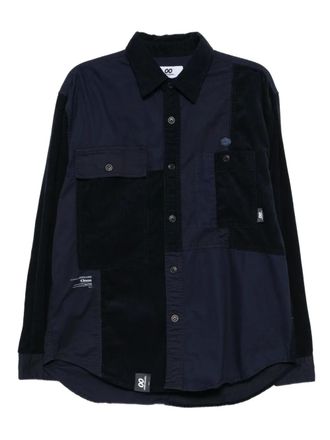 Chocoolate chemise à design patchwork - Bleu