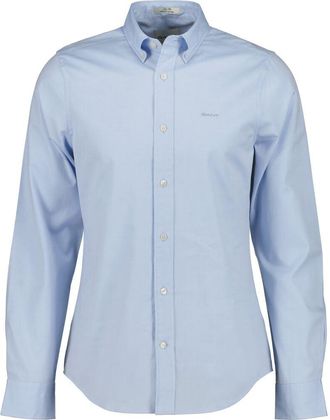 GANT Herren Slim Pinpoint Oxford Shirt Klassisches Hemd, Light Blue, L EU