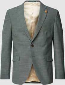 Wilvorst Regular Fit Sakko aus Lanawoll-Baumwoll-Mix