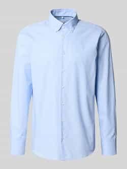 Christian Berg Regular Fit Business-Hemd mit Button-Down-Kragen