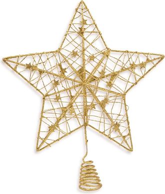 Riffelmacher & Weinberger Riffelmacher Christbaumspitze Draht Stern 24cm 17840 - Gold