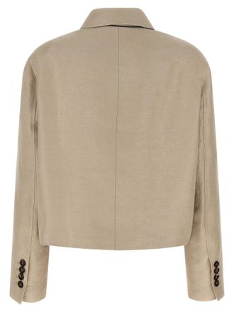 Brunello Cucinelli Linen Jacket - Beige