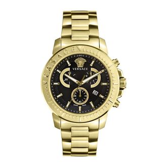 Versace Homme, Accessoires, Noir, Taille: ONE Size New Chrono Ve2E00921