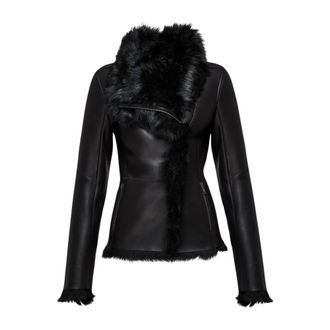 VSP Adila Toscana Shearling Jacke - - Jackets - Damen - Schwarzk - M