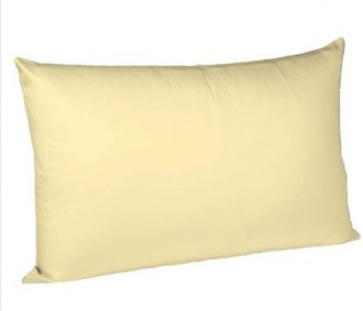 Fleuresse 9200 Colours Interlock Jersey Kissenbezug aus 100% Baumwolle, Oekotex Standard 100, 40 x 40 cm, vanille