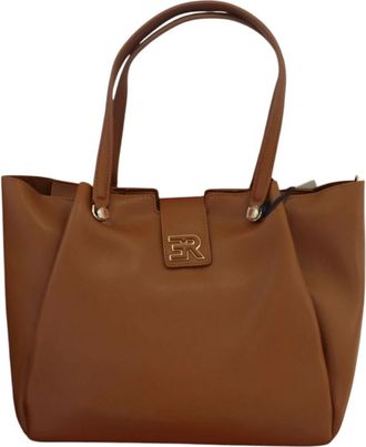 Ermanno Scervino Femme, Sacs, Brun, Taille: ONE Size Tote Vally