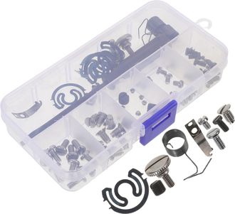 OSALADI N&auml;hmaschinen Ersatzschraubensatz mit Metallbefestigungen und Spulenkapselfeder Reparaturset f&uuml;r Industrielle Flachn&auml;hmaschinen N&auml;hmaschinenzubeh&ouml;r f&uuml;r