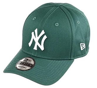 New Era New York Yankees League Essential 9forty Casquette Snapback, Vert foncé, Taille Unique