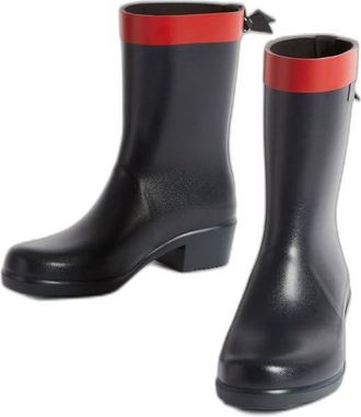 Aigle Damen Myrica Mid Gummistiefel, Marineblau, 35 EU